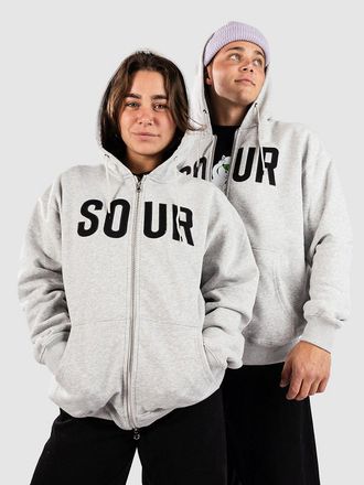 Sour Solution Army Sweatjacke grey melange