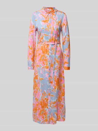 Mbym Hemdblusenkleid mit Bindeg&uuml;rtel Modell Sicca