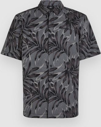 O'Neill Print Hemd black dipped leaves