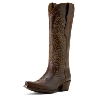 Ariat Womens Taytum X Toe StretchFit Western Boots in Rich Clay, B Medium Width, Size 37.5, by Ariat