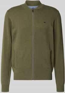 Fynch-Hatton Cardigan mit Stehkragen und Rei&szlig;verschluss