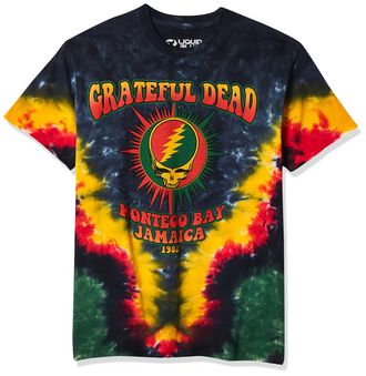 Liquid Blue Herren Grateful Dead-Montego Bay T-Shirt, Batik, XX-Large