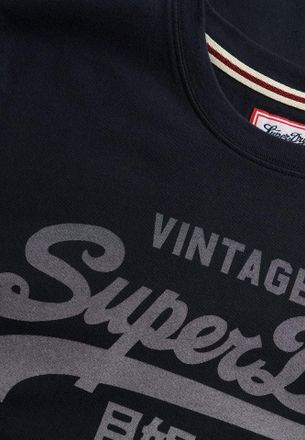 Superdry Rundhalsshirt VL CLASSIC TEE Regular Fit, aus Materialmix mit Baumwolle