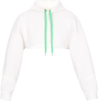 Mymo Sweatshirt Frauen Wei&szlig;