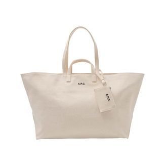 A.P.C. A.p.c., Homme, Sacs, Beige, Taille: ONE Size Le Drummer Toile Tote Bag