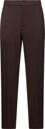 Moncler Pantalon en gabardine de laine mélangée