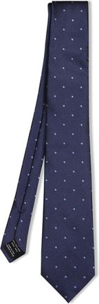 Tom Ford Homme, Accessoires, Bleu, Taille: ONE Size Cravate en soie &agrave; motifs