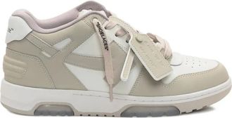Off-white Homme, Chaussures, Beige, Taille: 42 EU Out Of Office Baskets en Cuir de Veau