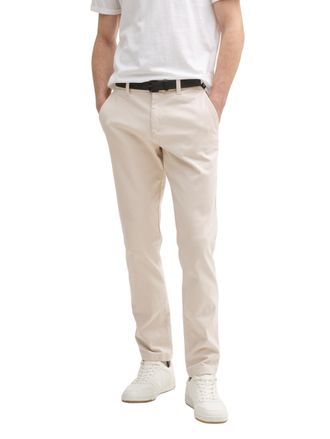 Tom Tailor Tom Tailor Herren Slim Fit Stretch Chino Hose mit G&uuml;rtel