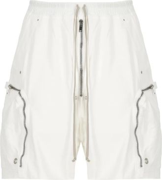 Rick Owens Homme, Shorts, Blanc, Taille: S Cotton Bermuda Shorts