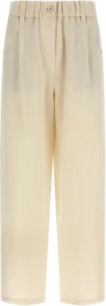 Brunello Cucinelli Damen, Hosen, Wei&szlig;, SGr&ouml;&szlig;e