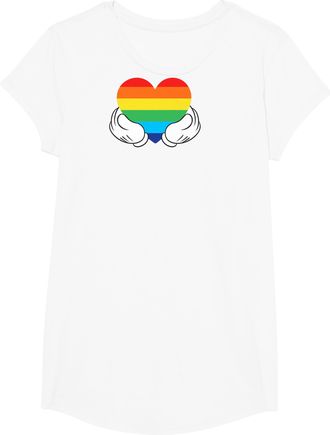Disney Mickey Mouse H&auml;nde Regenbogen T-Shirt