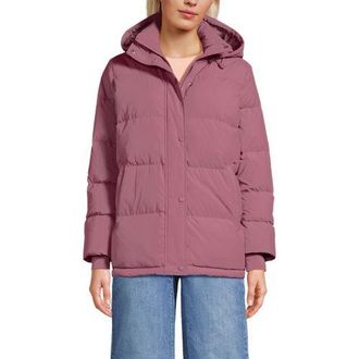 Lands End Wasserabweisende Daunenjacke, Damen, Gr&ouml;&szlig;e:32-34 regular, Pink, Nylon, by Lands End