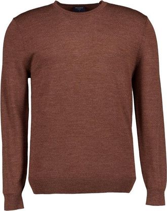 Olymp Herren Pullover braun unifarben