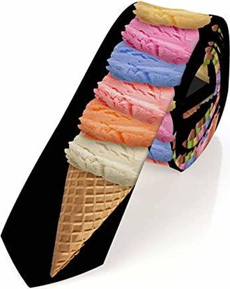 Generic Glace Cravate Homme Classique Cravates Élégante Cravate Pour Soirée Scolaires Travail