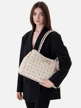 Guess Handtasche Guess Carrie Logo HWGP98 98220 &Eacute;cru