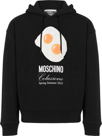 Moschino hoodie à imprimé graphique - Noir