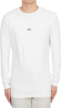 J.Lindeberg Thor Manches Longues - Homme - Sport - Blanc - Taille: XL