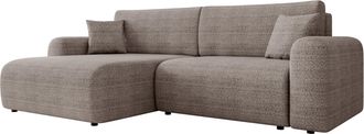 Mirjan24 Ecksofa Fegror, Eckcouch mit Bettkasten und Schlaffunktion, Elegante Couch, Polsterecke Sofa, Couchgarnitur, Schlafsofa, Bettsofa, Seite Universal (Ta
