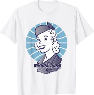 Pan Am Flugbegleiter Lächeln T-Shirt
