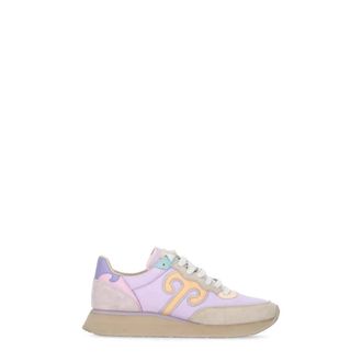 Wushu Ruyi Lila Stoff-Leder-Sneakers - - Shoes - Damen - Lila - 40 EU