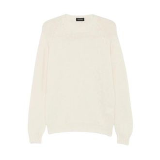 Tagliatore Rundhals-Strickpullover - - Knitwear - Herren - Beige - XL