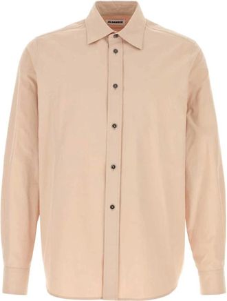 Jil Sander Homme, Chemises, Rose, Taille: 3XL Chemise L&eacute;g&egrave;re en Coton Rose