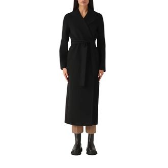 Max Mara Femme, Manteaux, Noir, Taille: 42 FR Manteau Poldo