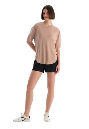 Dagi Womens Black Fashion Knitted Regular Waist Modal Leg Shorts, Medium