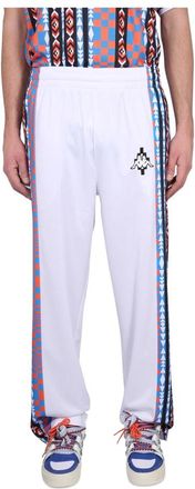 Marcelo Burlon Homme, Pantalons, Blanc, Taille: M Pantalons de surv&ecirc;tement