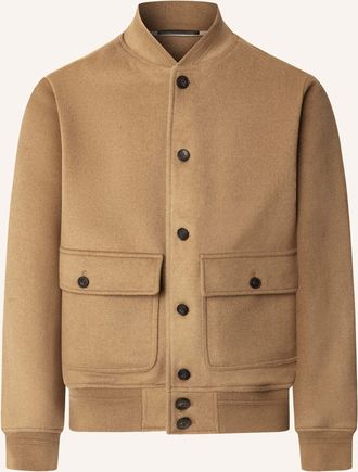 Hackett Regenjacke Wool Bomber braun