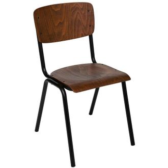 Atmosphera Schulstuhl Kiel braun Atmosphera cr&eacute;ateur dint&eacute;rieur