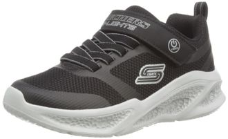 Skechers Jungen Meteor-Lights Arbeit, Schwarz, 27.5 EU