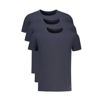 Tommy Hilfiger Blu Cotton T-Shirt - - Tops - Herren - Blau - L