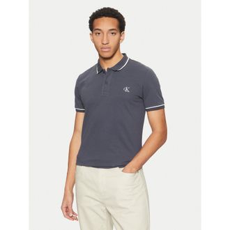 Calvin Klein Jeans Poloshirt J30J315603 Dunkelblau Slim Fit