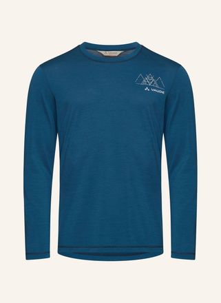 Vaude Funktionsshirt M Monviso Wool Ls T-Shirt blau