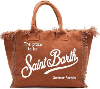 MC2 Saint Barth Femme, Sacs, Brun, Taille: ONE Size Vanity Tote Bag