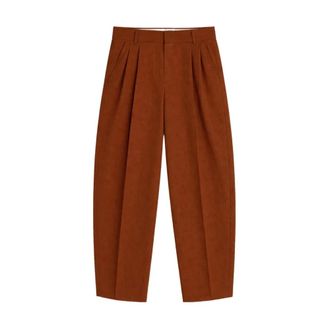 A Paper Kid Leinenhose mit Bundfalten - - Trousers - Damen - Braun - XS