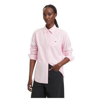 Tommy Jeans Damen, Blusen & Hemden, Rosa, XSGr&ouml;&szlig;e