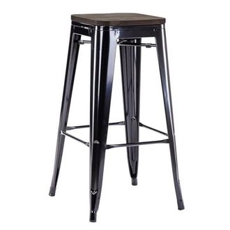 Duhome Chaises de Salle &agrave; Manger Cuisine, Chaise de Bar Industriel en M&eacute;tal, Empilables Chaise Scandinave pour Salon, Chambre, Bistrot, Int&eacute;rieure Ext&eacute;rieure