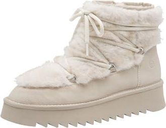 Tamaris Femme Damen WL Boot 1-26475-45 Botte de Neige, Ecru, 37 EU