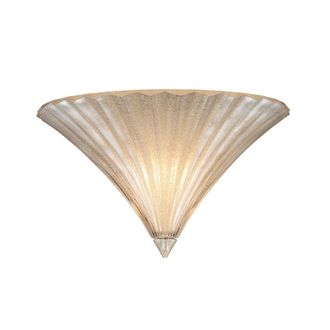 Ideal Lux Santa AP1 BIG Suitable for Indoor Use E14 gold - Wall Lighting (Surfaced, Living Room, Gold, Glass, Metal, IP20, transparent)