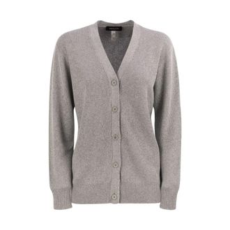 Fabiana Filippi Englische Rippstrick-Cardigan - - Knitwear - Damen - Grau - 2XS