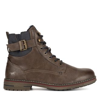 Mustang Jeans Schnürschuhe Mustang 4201-501-306 Braun