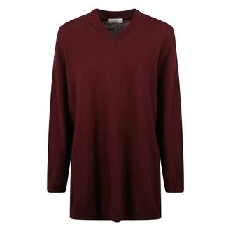 Bite Studios North V-Ausschnitt-Pullover - - Knitwear - Damen - Rot - S