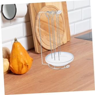 Cabilock Grillspieße Aus Edelstahl Für Outdoor-Grillen Tragbarer Spießständer Mit Tablett Für Kebabs Fleisch Und Gemüse Rutschfestes Design Für Sicheres Grille