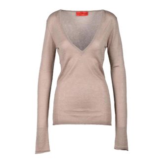Wild Cashmere Seiden Kaschmir Pullover - - Knitwear - Damen - Beige - XS