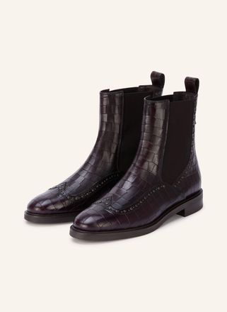 Pertini Chelsea-Boots Mit Nieten rot