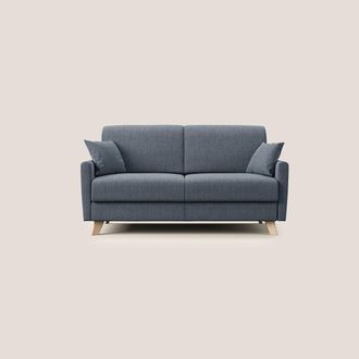 Divani.Store Schlafsofa, Holz, blau, 160 cm (mat. 120x197)