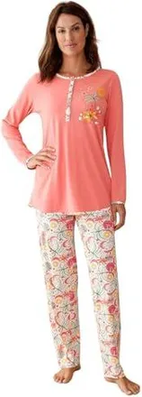 Daxon Pyjama en Jersey Pur Coton - Femme